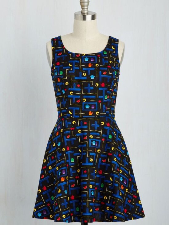 Modcloth | Dresses | Modcloth Name Of The Gamer Dress Retrolicious ...